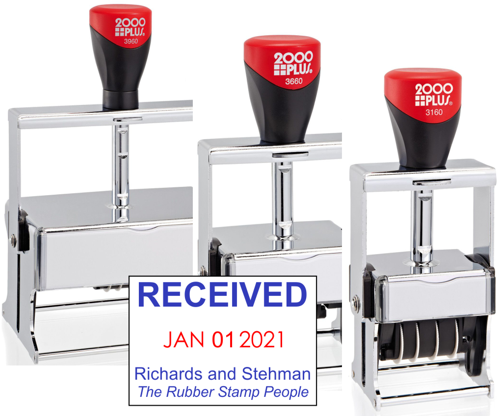 Custom Date Stamps | Daters | Heavy Duty Dater Stamps | Line Daters